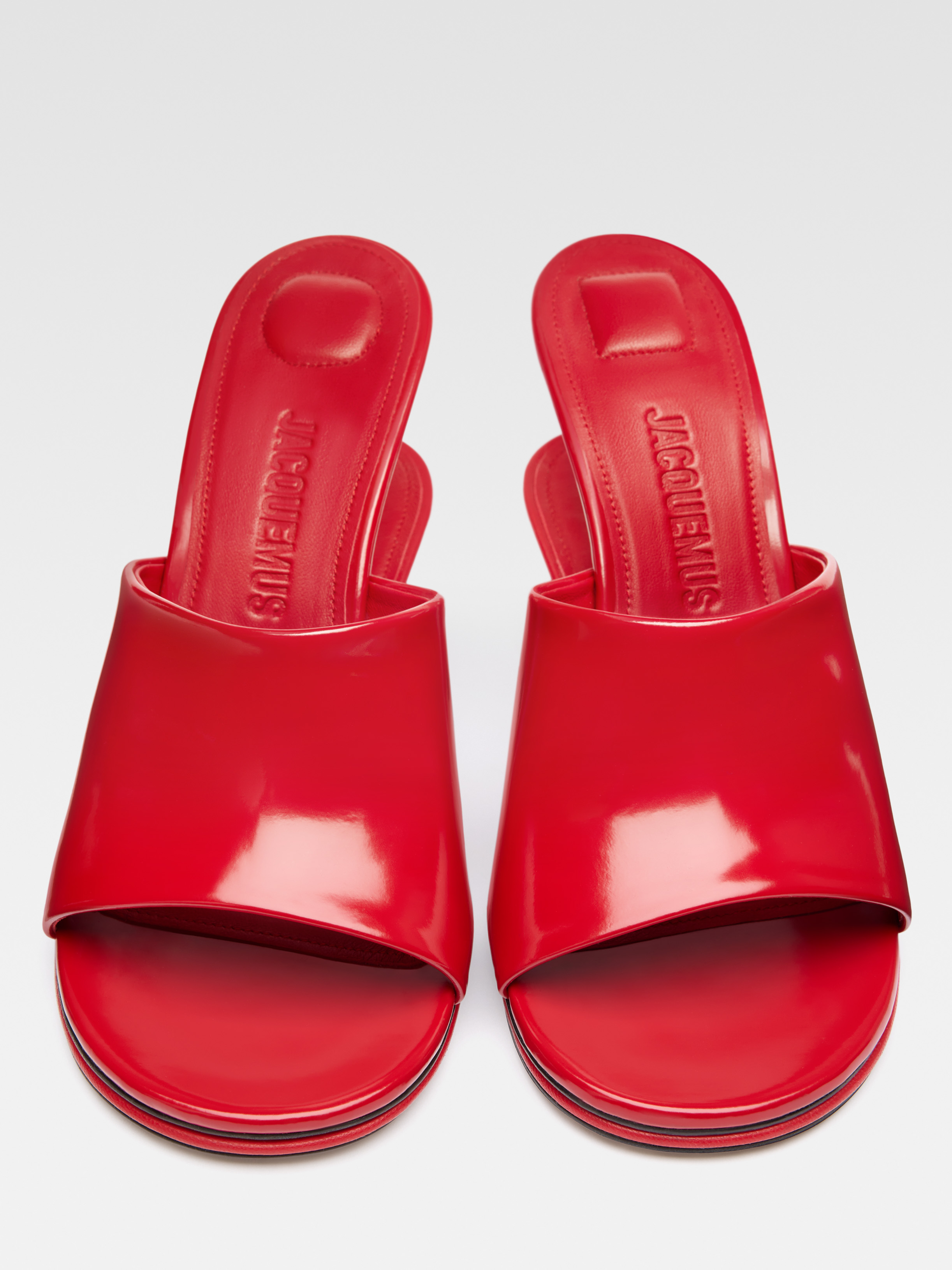 The double mules, Red | JACQUEMUS KSA