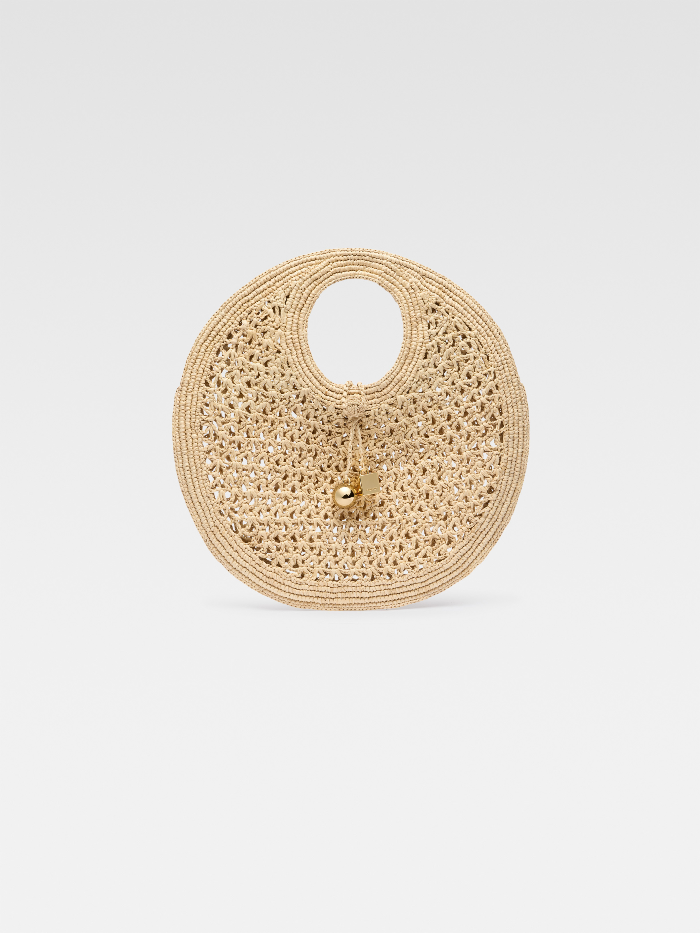 The Spiaggia small round bag, Natural | JACQUEMUS KSA