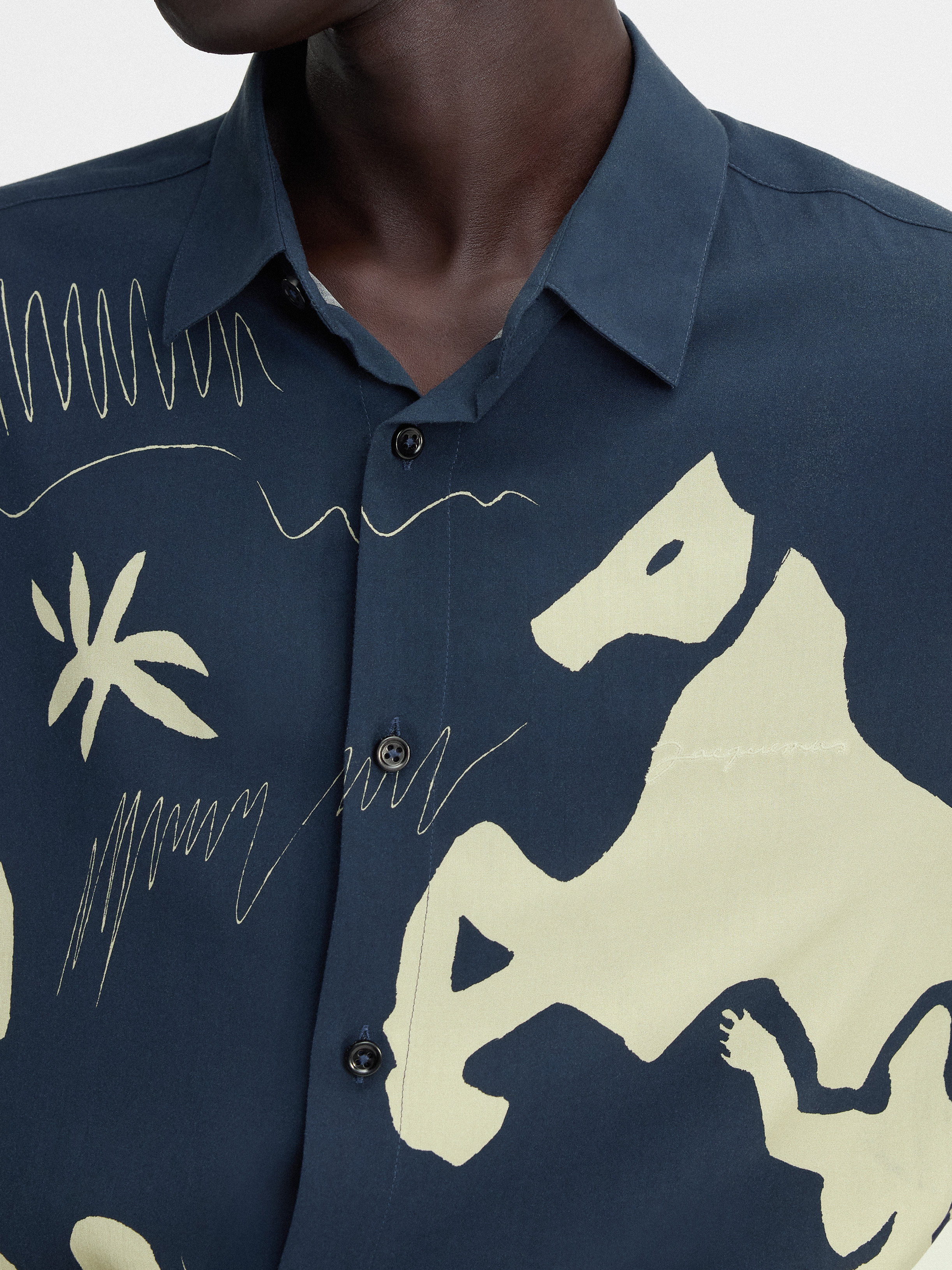 The Simon shirt, Blue | JACQUEMUS KSA