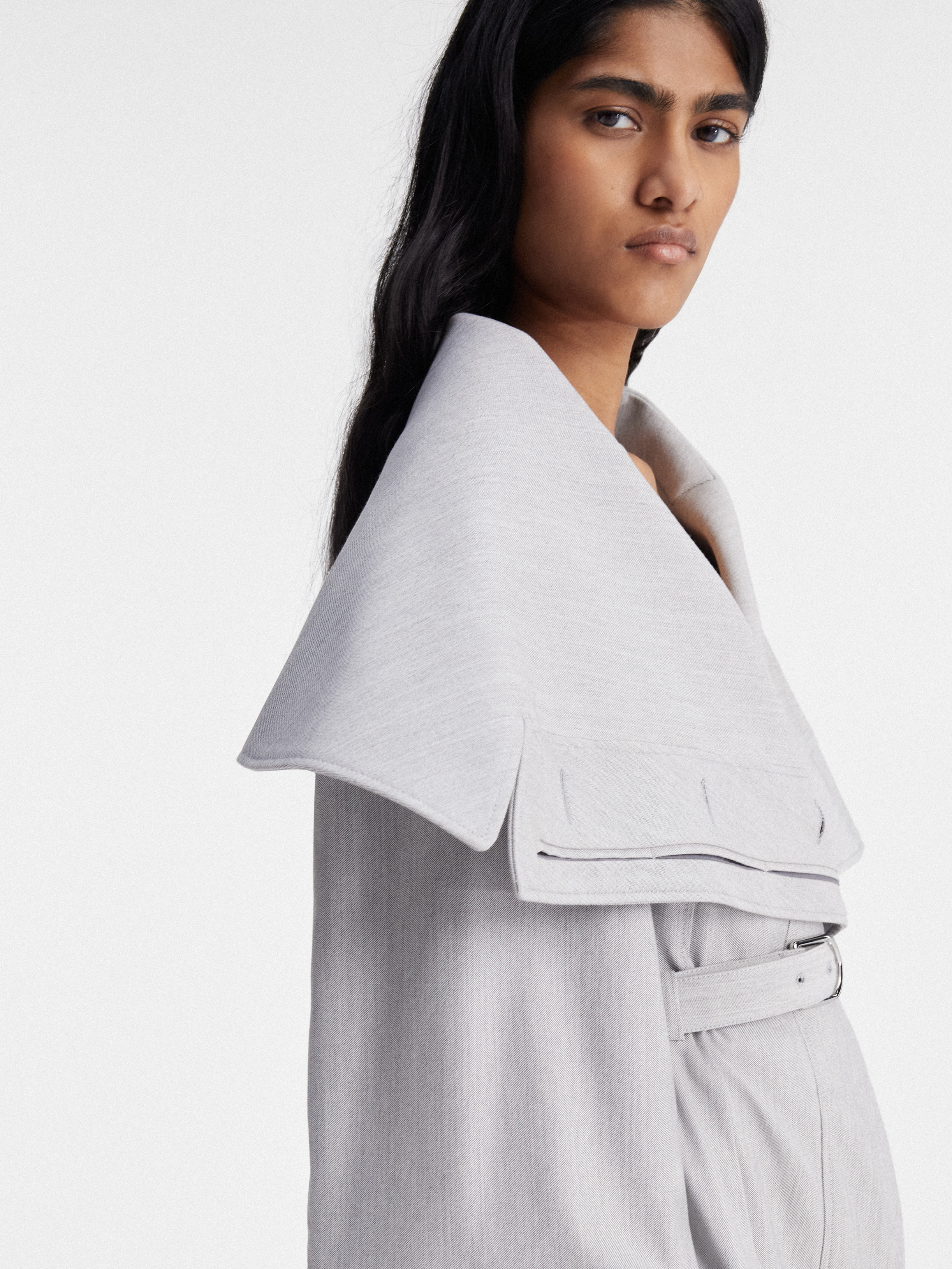 The Caruso trench coat, Grey | JACQUEMUS KSA