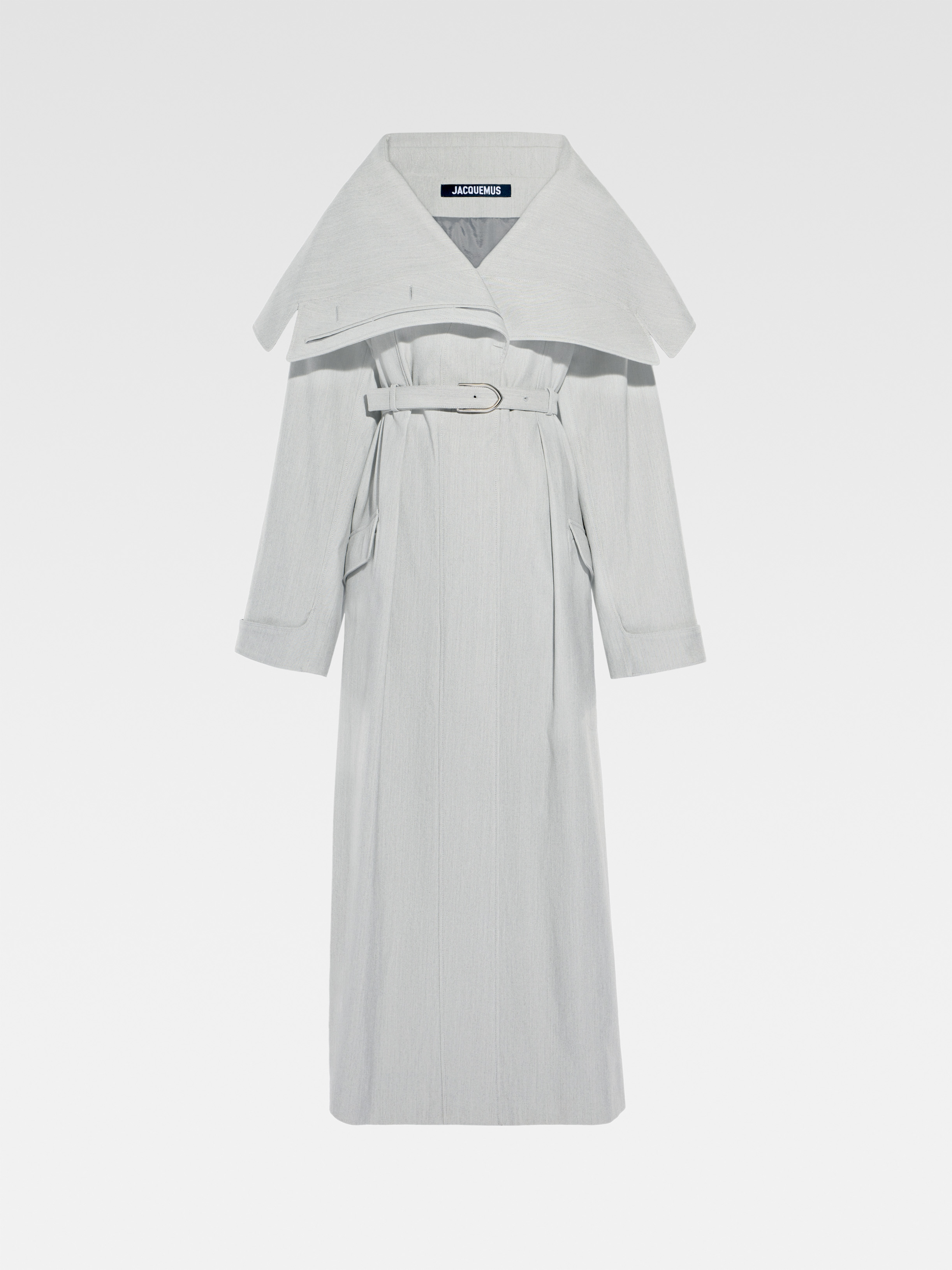 The Caruso trench coat, Grey | JACQUEMUS KSA